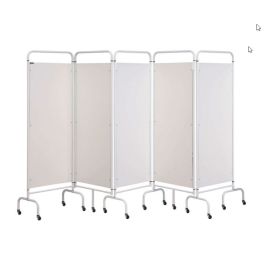 Five Panel Surgery Screen - White