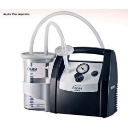 Aspira Plus Suction Aspirator With Double Pump, 2 Bottles & 1 Liner