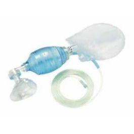 Single-Use Resuscitator Bag Valve Mask (BVM), Adult (Single Unit)